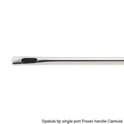 Spatula tip single port Power handle Liposuction Cannula